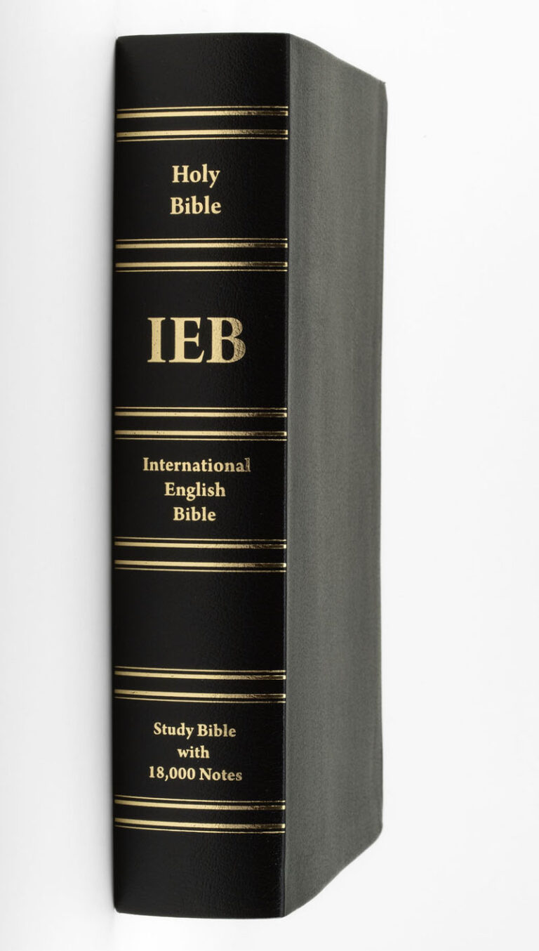 IEB Study Bible Bonded Leather - International English Bible
