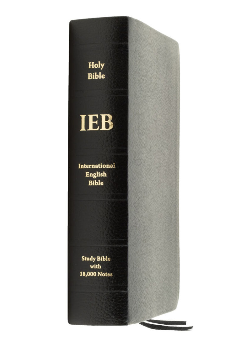 IEB Study Bible Genuine Leather - International English Bible